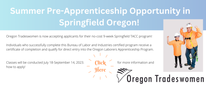 Oregon Laborers – Apprenticeship